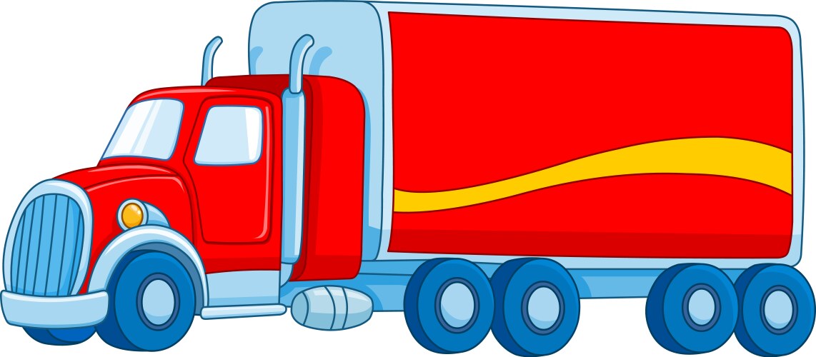 Cartoon Semi Truck Vector Images (over 1,300)