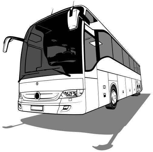 City bus Royalty Free Vector Image - VectorStock