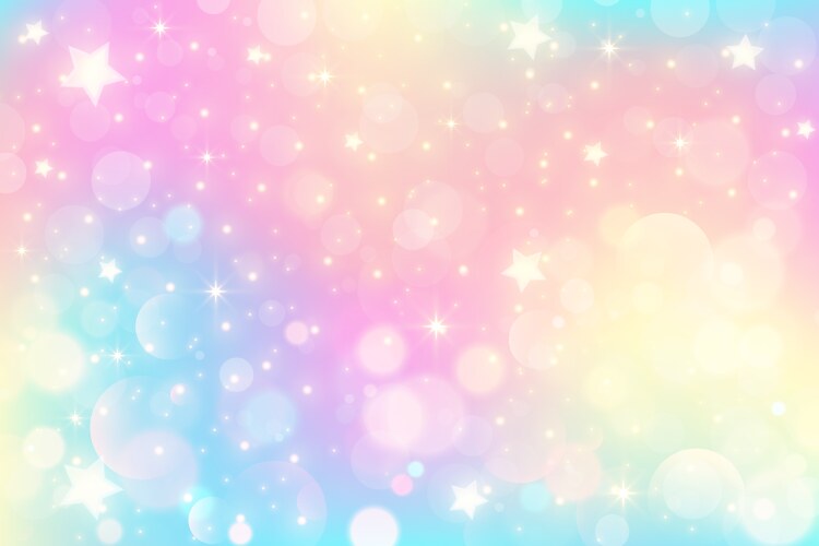 Galaxy rainbow background Royalty Free Vector Image