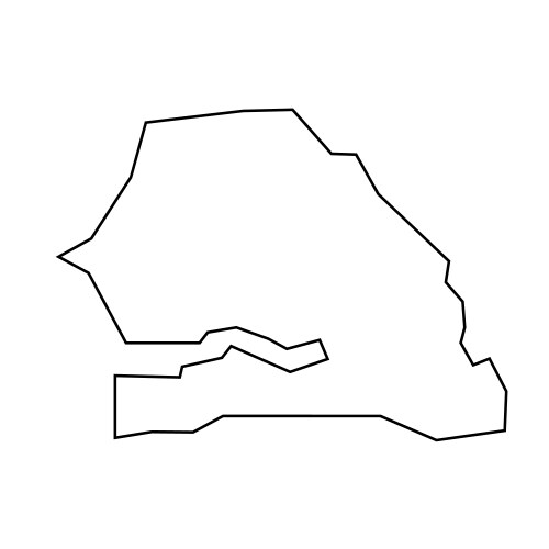 Senegal Outline Map Icon Vector Images (over 230)