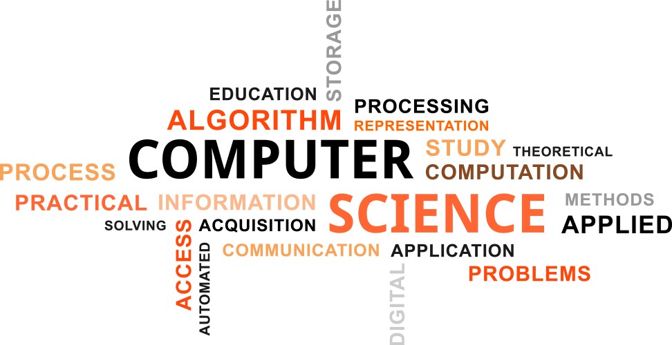 Computer Science Word Cloud Vector Images (über 160)