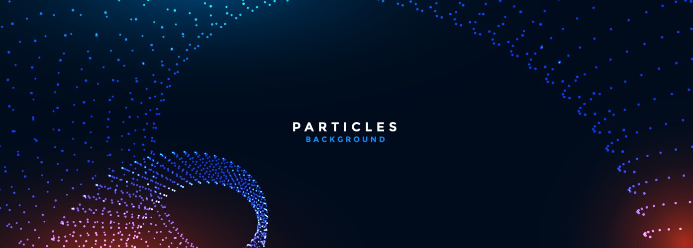 Particle style digital network wallpaper for ai Vector Image
