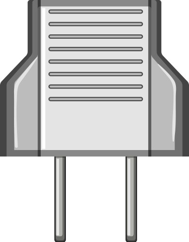 Power adapter set cartoon Royalty Free Vector Image