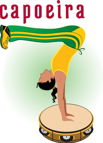 Capoeira Royalty Free Vector Image - VectorStock