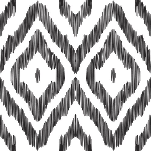 Ikat seamless pattern Royalty Free Vector Image