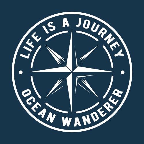 Compass icon marine sea Royalty Free Vector Image