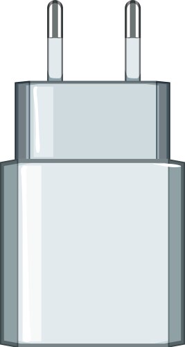 Power adapter set cartoon Royalty Free Vector Image