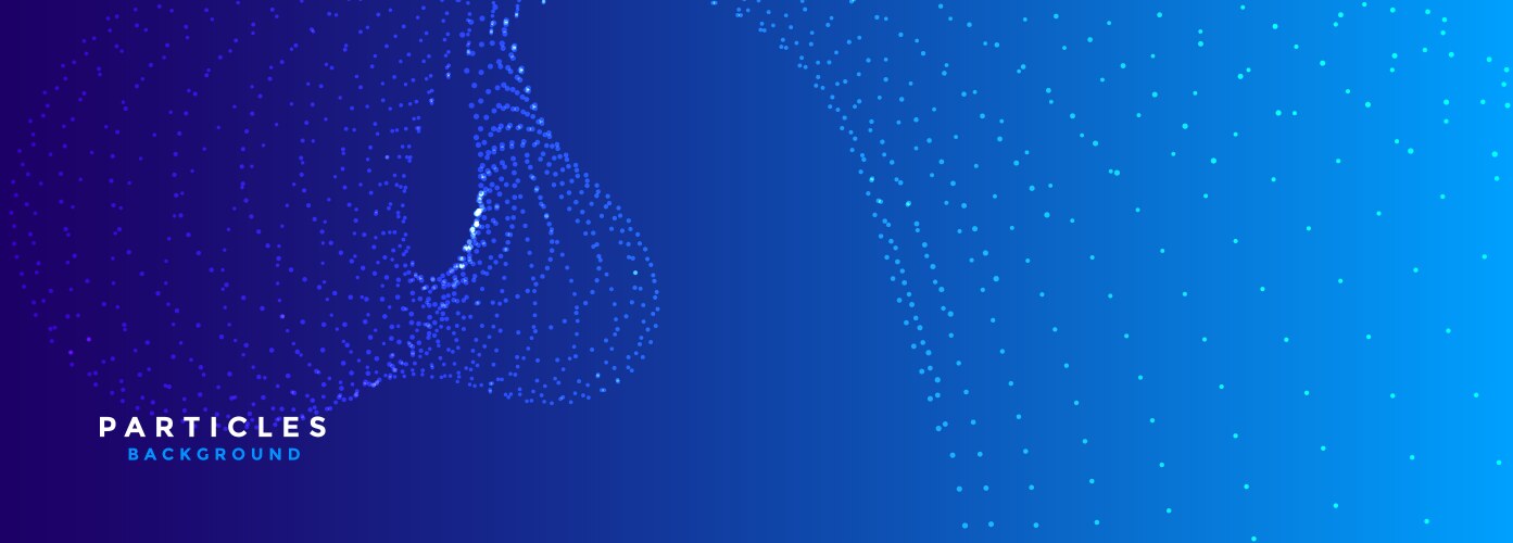 Particle style digital network wallpaper for ai Vector Image