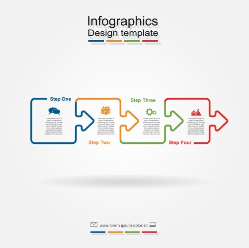 Brain linear infographic template Royalty Free Vector Image