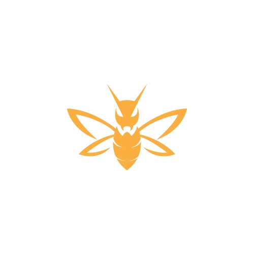 Free Bee logo Vector Graphics & Illustrations | VectorStock