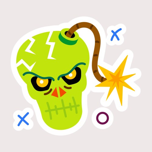 Serpent skull Royalty Free Vector Image - VectorStock