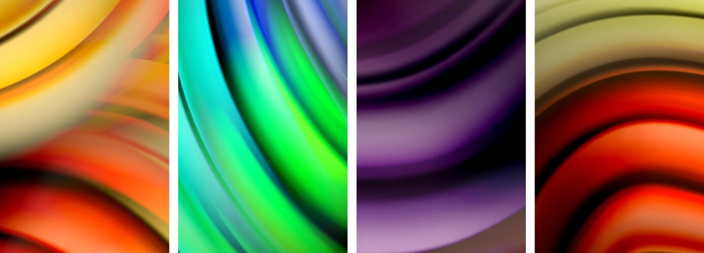 Blurred color line backgrounds Royalty Free Vector Image