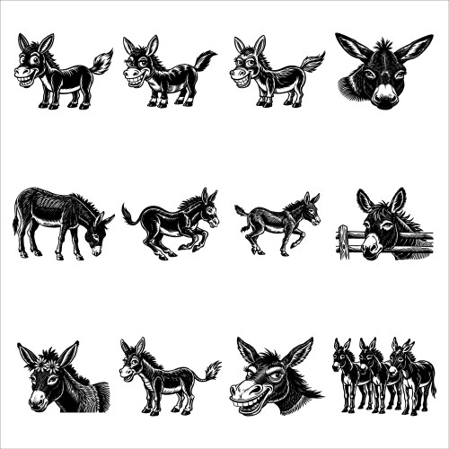 Donkey Vector Images (over 14,000)