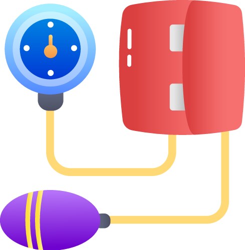 Bp monitoring Royalty Free Vector Image - VectorStock