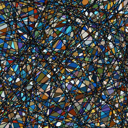 Stained glass texture Royalty Free Vector Image