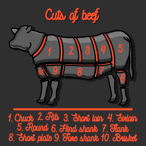 Beef Cut Vector Images (over 16,000)