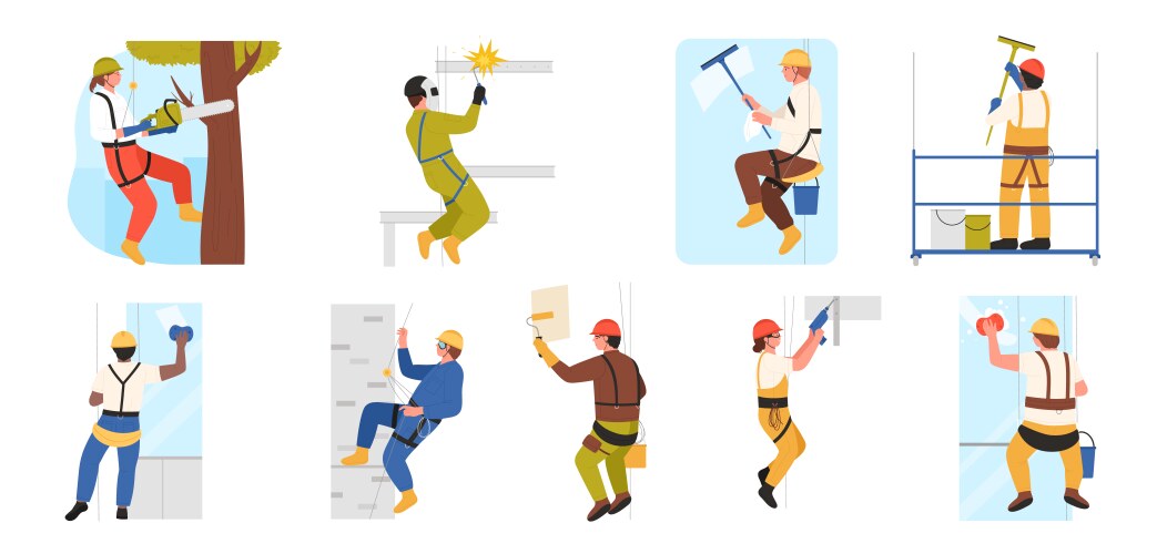 Work at Height Vector Images (over 2,300)