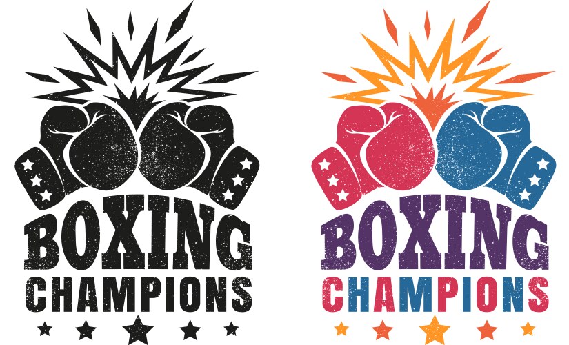Vintage Boxing Logo Vector Images (over 11,000)