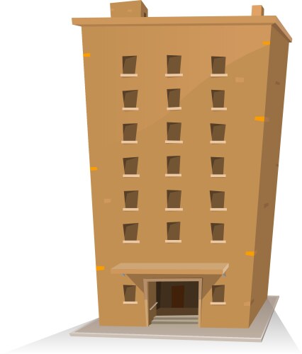 Cartoon red door open and closed Royalty Free Vector Image