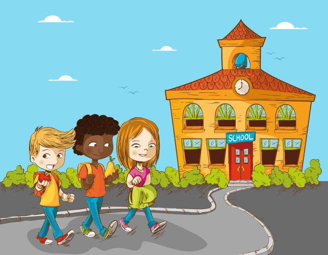 School Cartoon Vector Images (over 370,000)