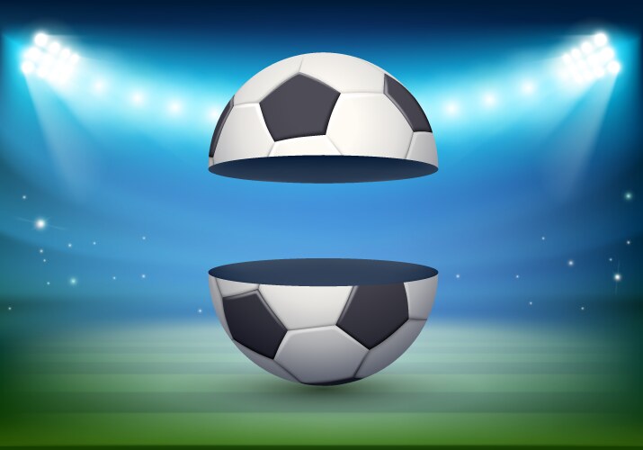 Half Soccer Ball Vector Images (over 410)