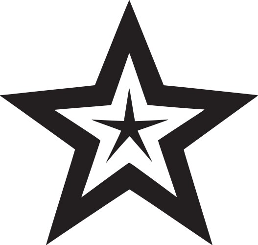 Red star logo Royalty Free Vector Image - VectorStock