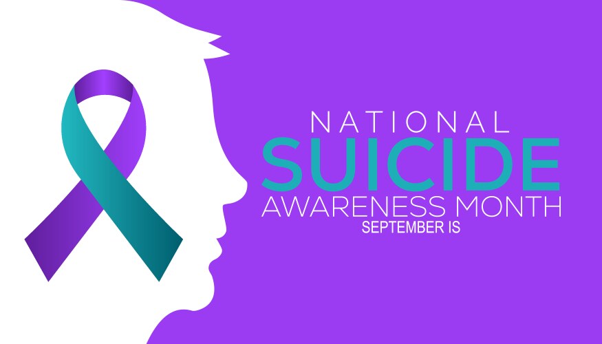 National suicide prevention month Royalty Free Vector Image