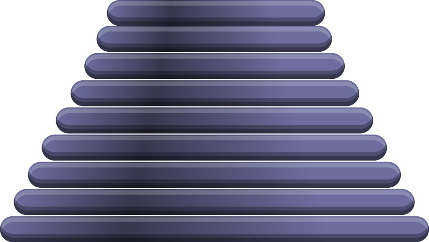 Grey coil spring icon cartoon style Royalty Free Vector