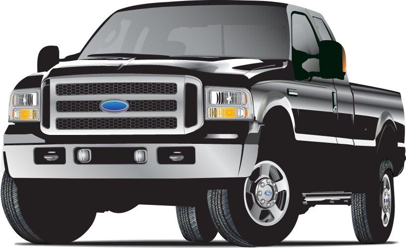 Ford Pickup Truck Vector Images (47)