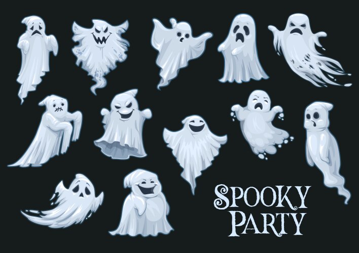 Ghost Vector Images & Graphics for Commercial Use | VectorStock