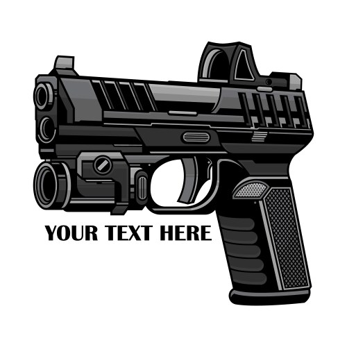 Army weapon logo Royalty Free Vector Image - VectorStock