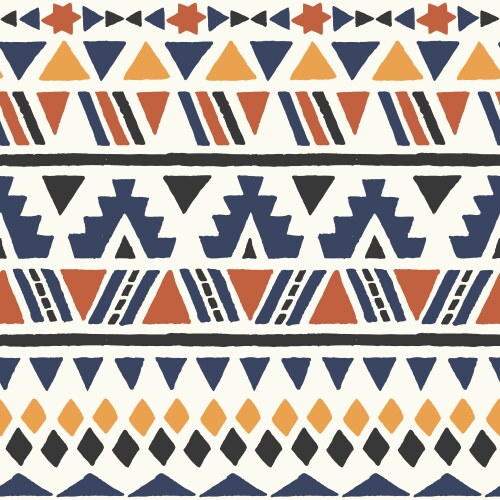 Seamless aztec pattern Royalty Free Vector Image