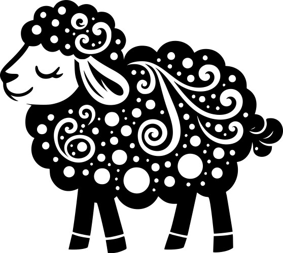 Sheep Dot Vector Images (over 220)