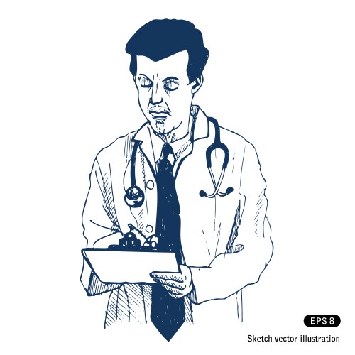 Doctor Sketch Vector Images (over 7,800)