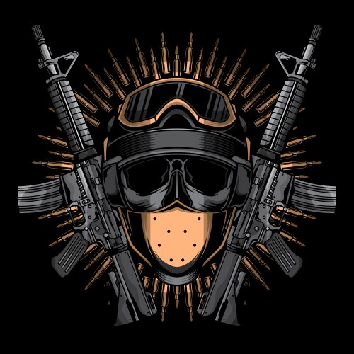 Firearm logos Vector Images & Graphics for Commercial Use | VectorStock