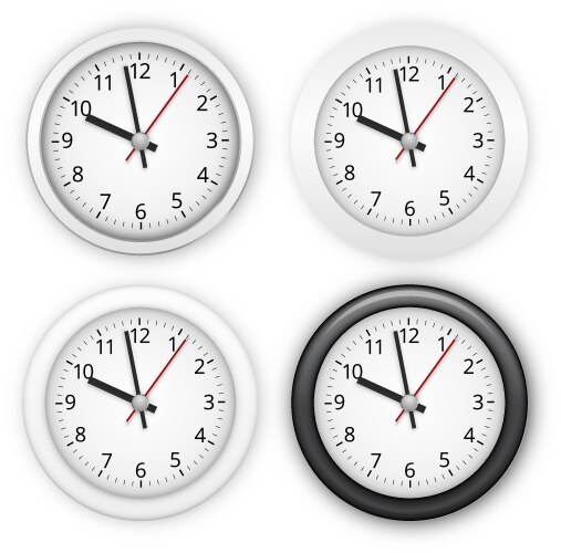 Wall clock Royalty Free Vector Image - VectorStock Wall clock Royalty Free Vector Image - VectorStock