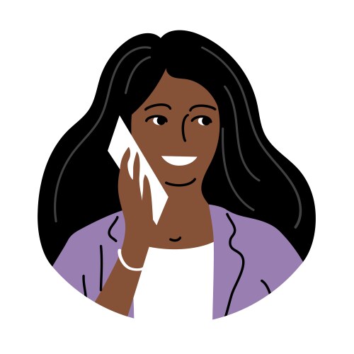 Girl Talking on Phone Icon Vector Images (over 2,400)