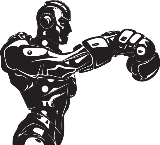 Robot Punch Vector Images (over 300)