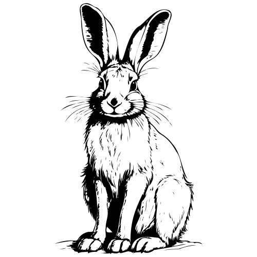 Hare Outline Vector Images (over 9,500)