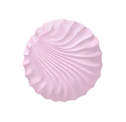 Set pink meringue marshmallow zefir Royalty Free Vector