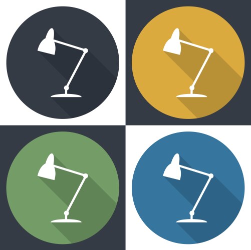 Round lamp Royalty Free Vector Image - VectorStock