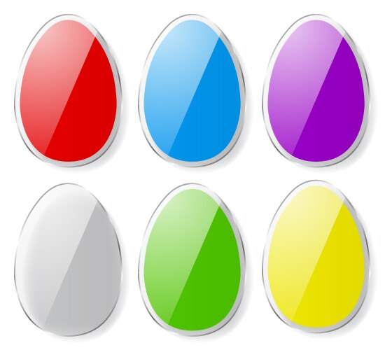Color egg Royalty Free Vector Image - VectorStock