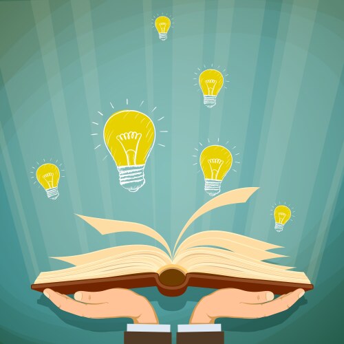 Set of book icon flat style Royalty Free Vector Image