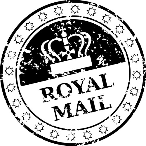 Stamp mail Royalty Free Vector Image - VectorStock