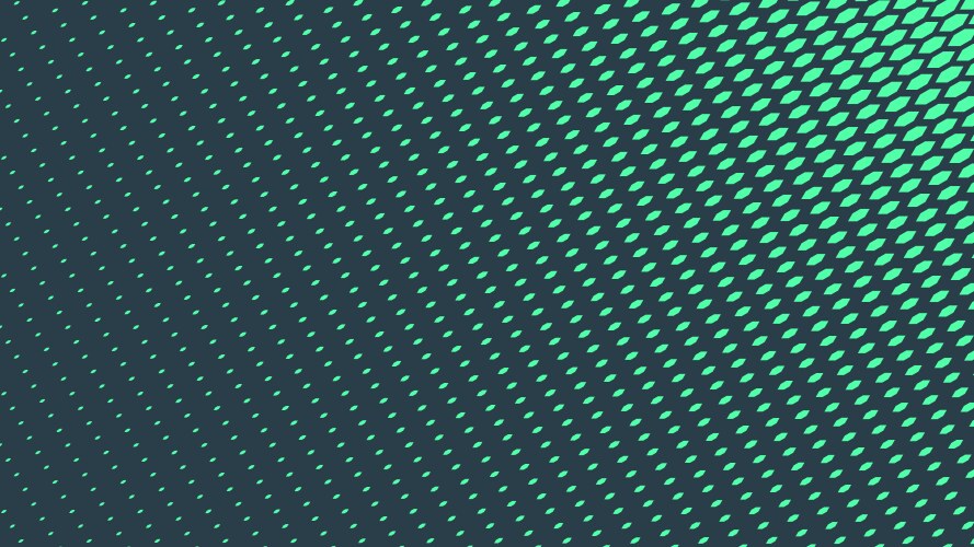 Modern scaly halftone pattern smooth texture mint Vector Image