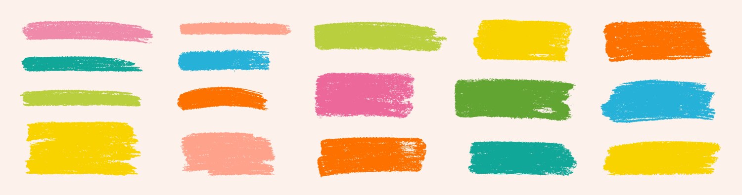 Brush paint background frame rectangle box Vector Image