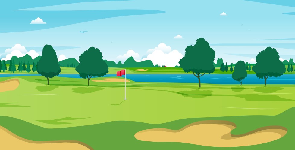 Golf Course Vector Images (over 17,000)