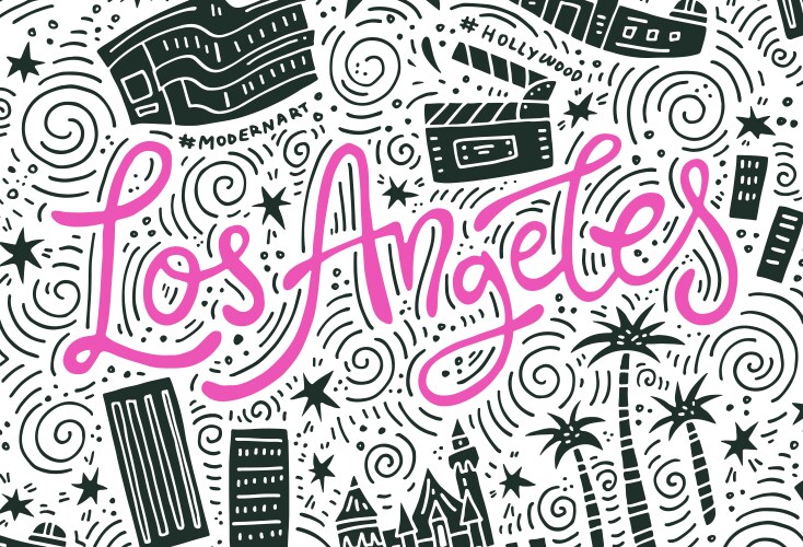 Los Angeles Vector Images (over 3,900)