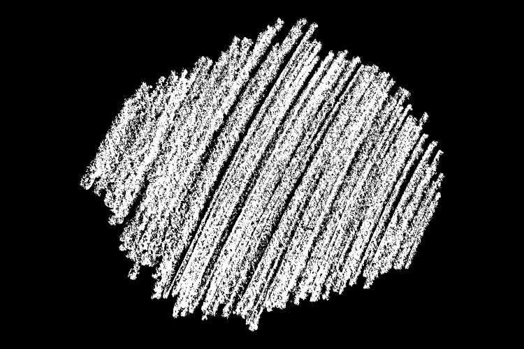 Chalk texture on black Royalty Free Vector Image