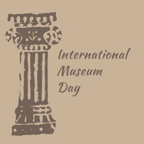 International museum day logo icon design Vector Image
